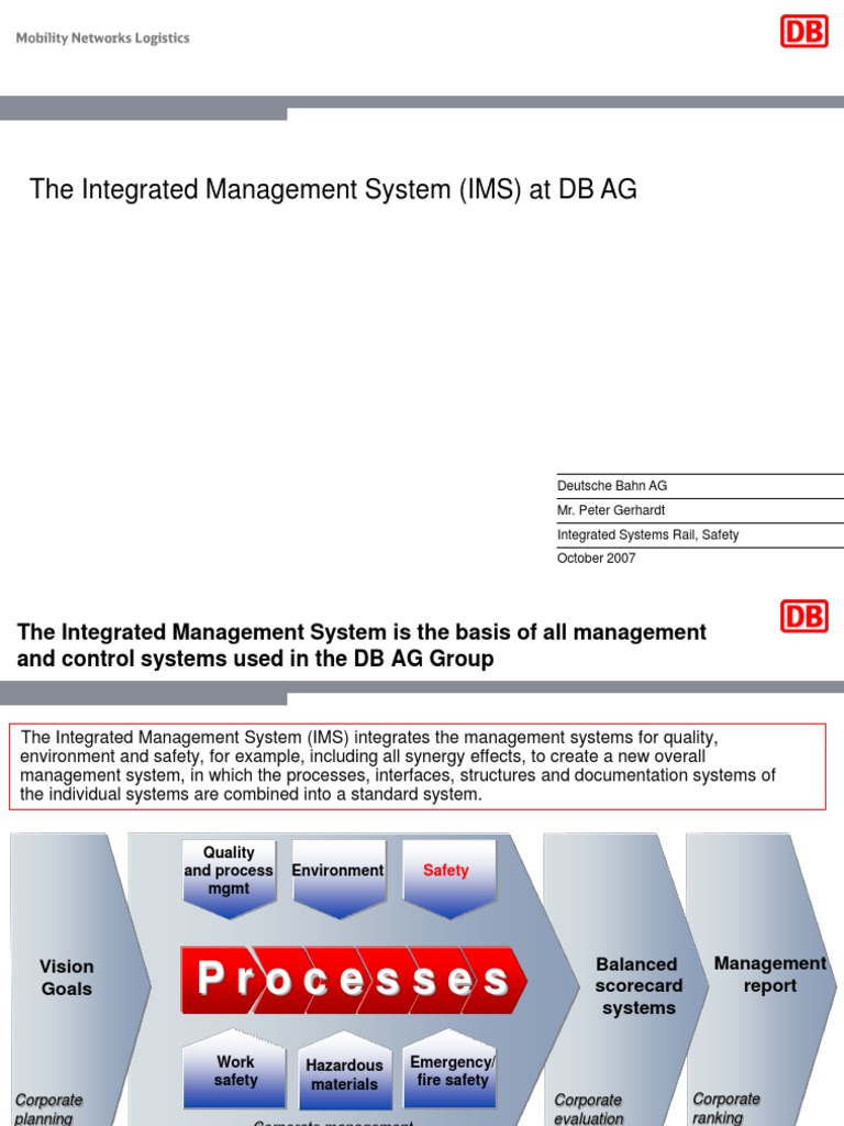 Mr. Peter Gerhardt Presentation | PDF | Safety | Business Process