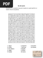 Sopa de Letras de La Diversidad Cultural