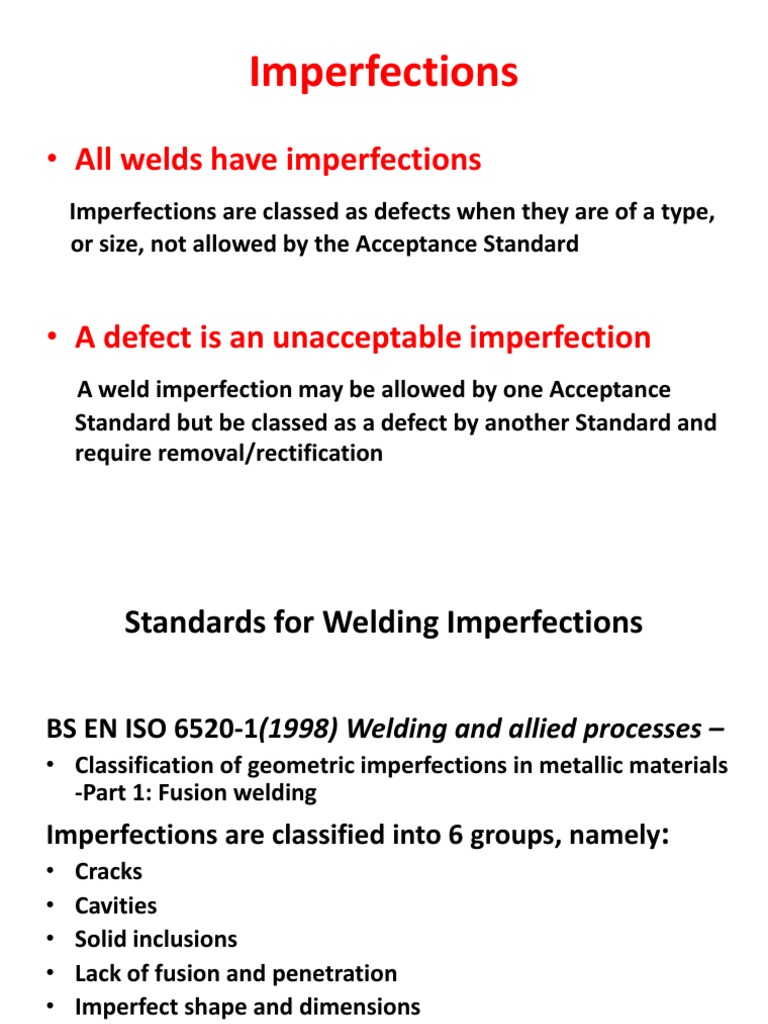 Weld Imperfections | Welding | Building Materials