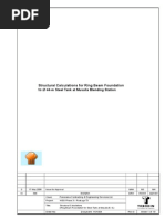 Design of Concrete Ring Beam For Storage Tank | PDF | Bending | Civil ...