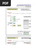 Flexible Pavement Design Calculation Spreadsheet According To AASHTO ...