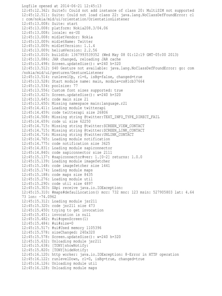 Client Log | PDF | Computing | Software