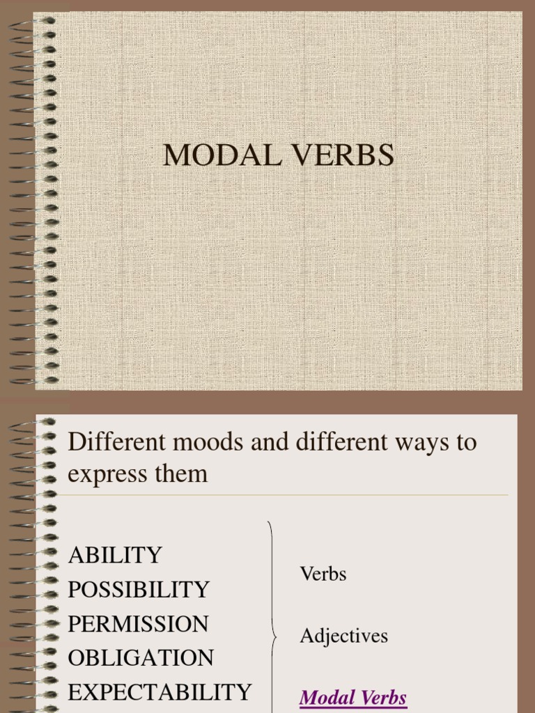 Mod Al Verbs | PDF | Verb | Grammar