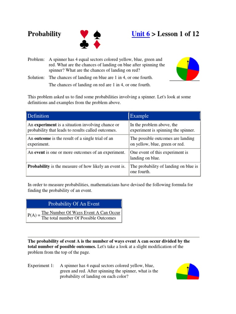 Probability | Probability | Randomness