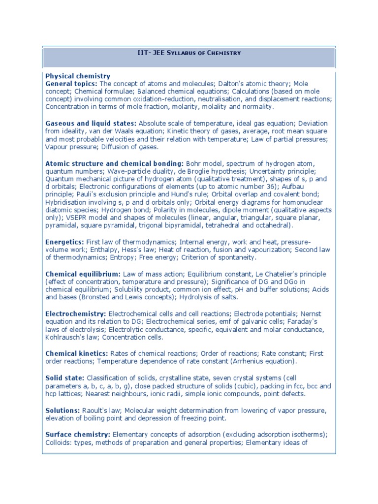 Iit Jee Syllabus | PDF | Matrix (Mathematics) | Trigonometric Functions