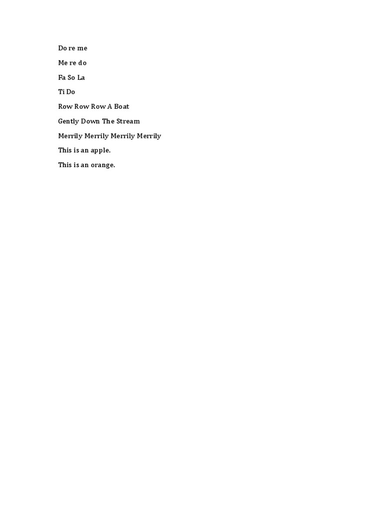Do Re Me 2 | PDF