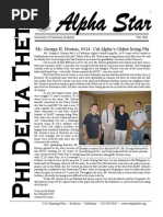 Sigma Chi Fraternity Alumni Newsletter Delta Psi Chapter | PDF ...