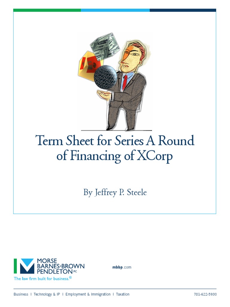 Sample Term Sheet | PDF | Preferred Stock | Stocks