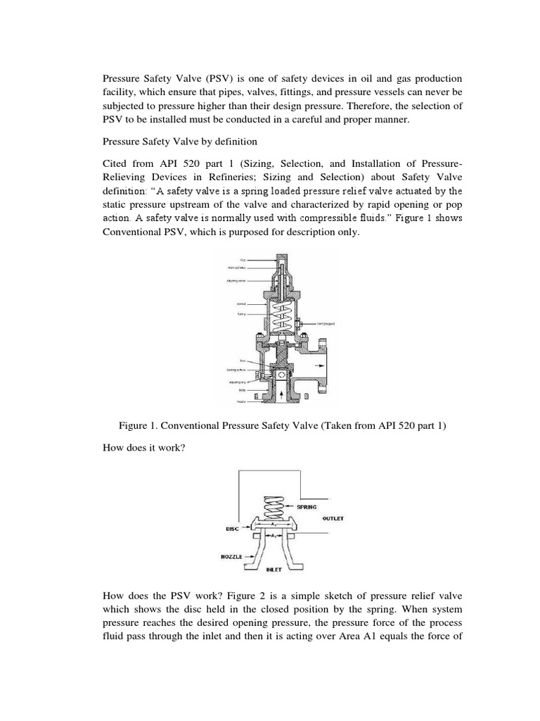 Selection, Sizing, and Types of Pressure Safety Valves: A Comprehensive ...