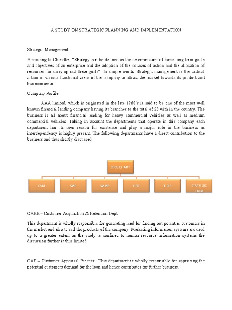 AAA Strategy | PDF | Strategic Management | Business Process