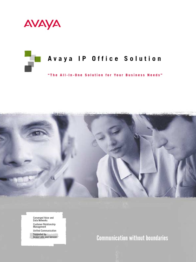 Ip Office Solution | PDF | Internet Access | Computer Network