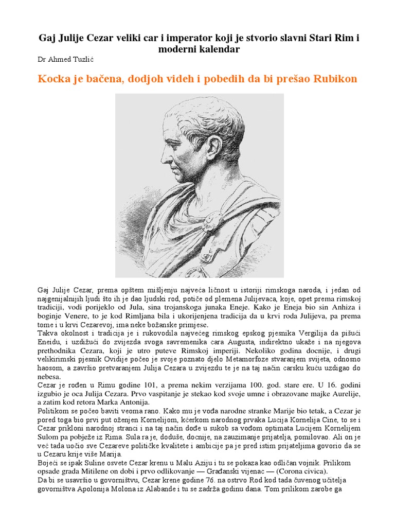 Gaj Julije Cezar | PDF