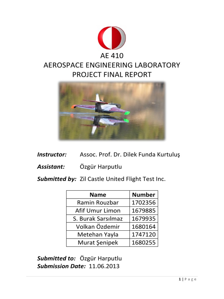 Flight Test Report | Airspeed | Aerospace Engineering