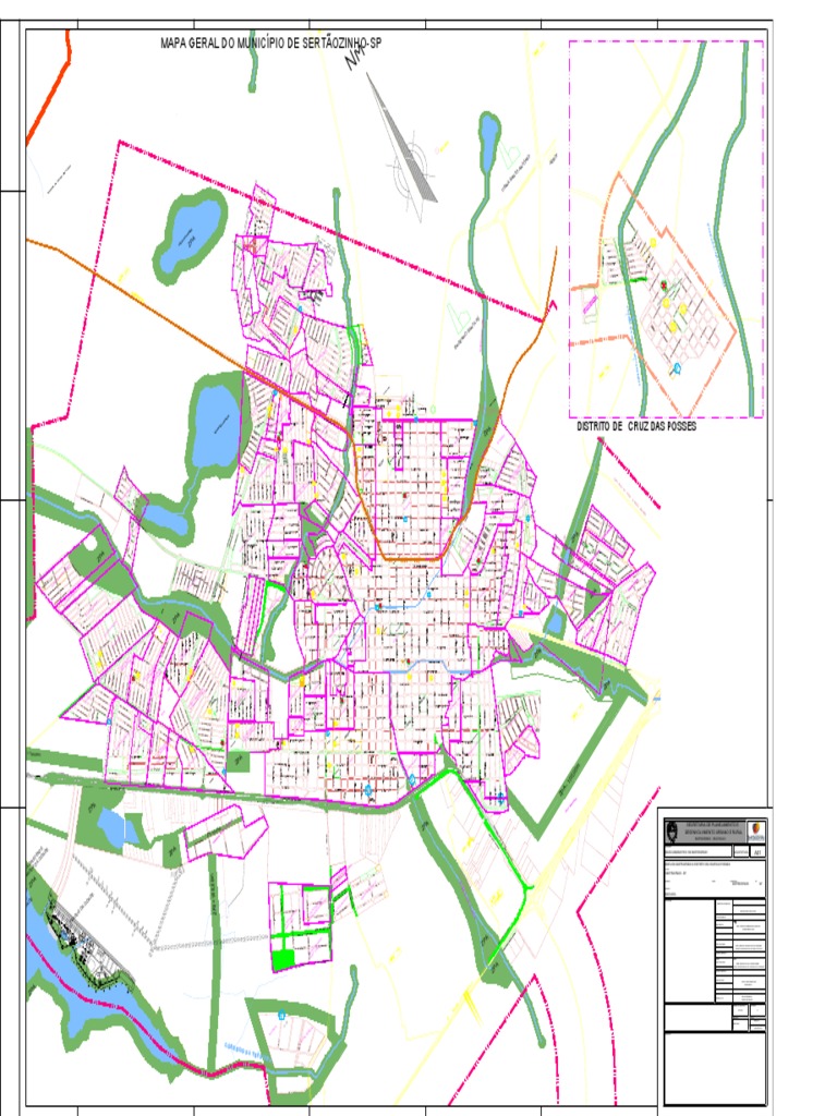 Mapa Sertãozinho 2011 | Download grátis PDF | Business