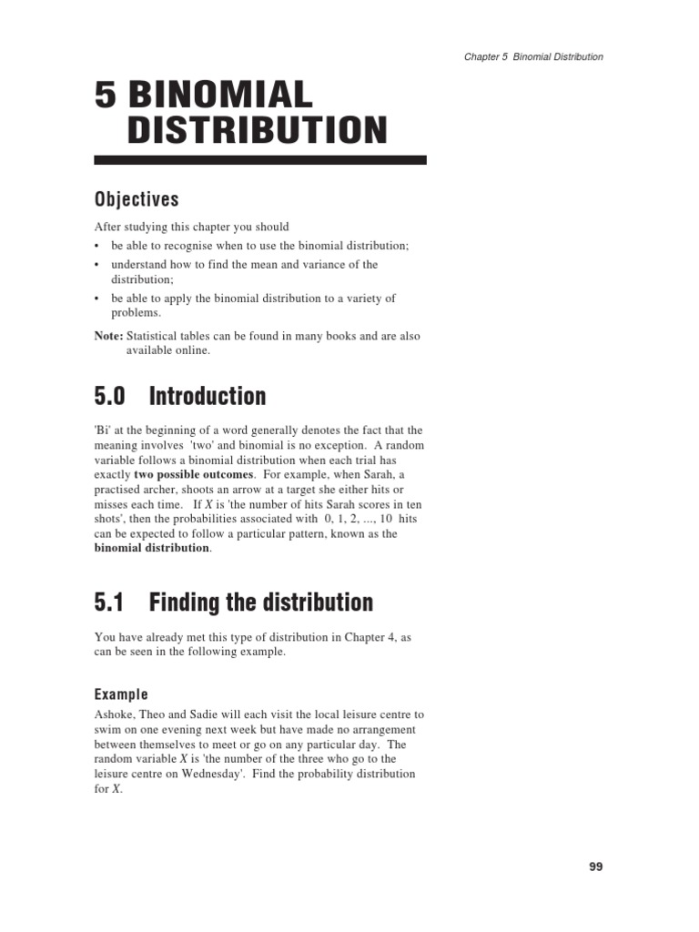 Understanding Binomial Distribution | PDF | Probability Distribution | Variance