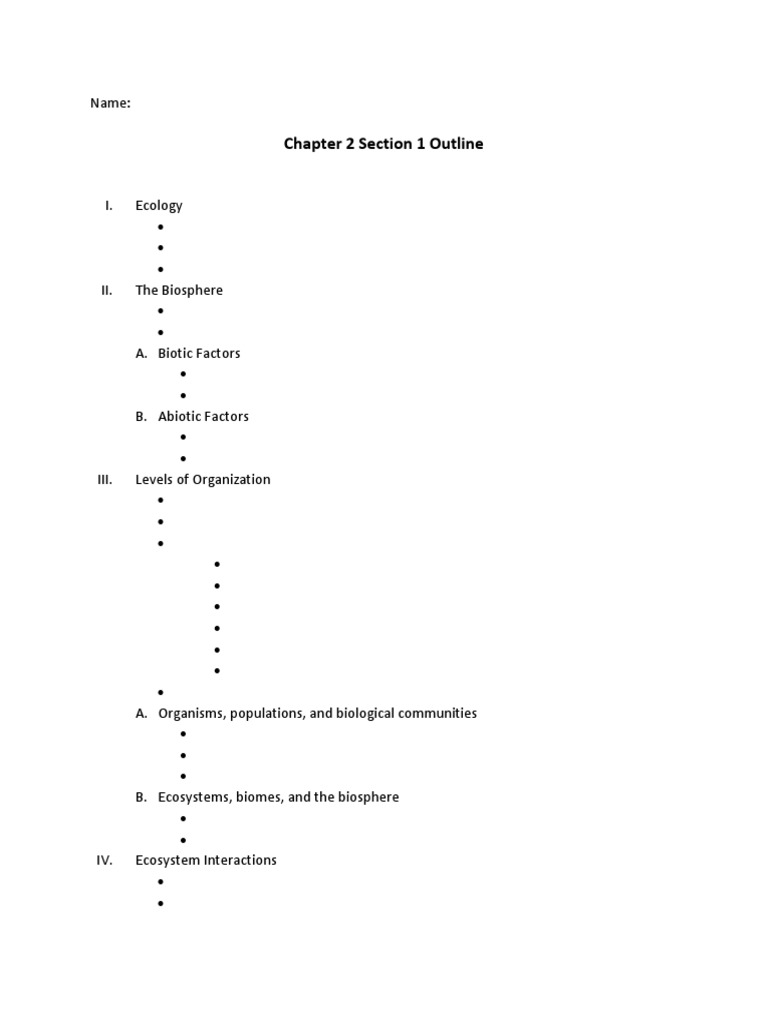 Chapter 2 Section 1 Outline | PDF | Science & Mathematics