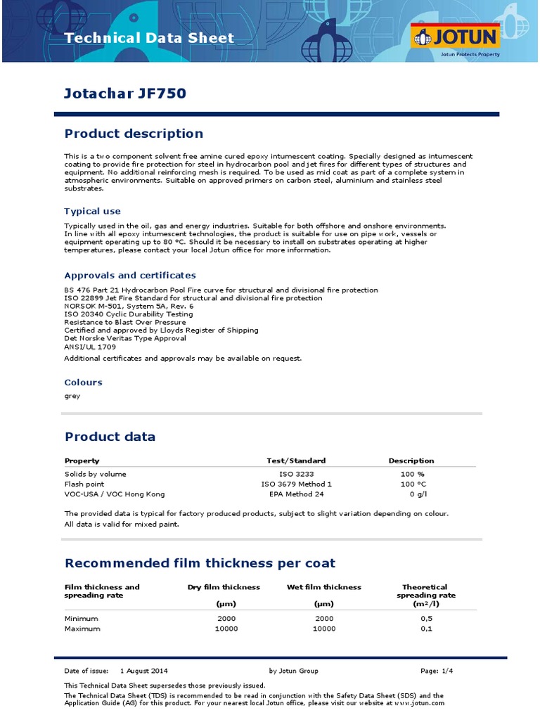 JotaChar JF750 | PDF | Paint | Epoxy