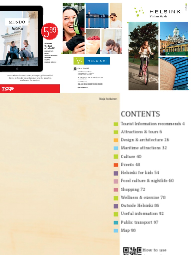 Helsinki Tourist Information Guide | PDF | Helsinki | Qr Code