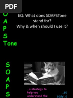 SOAPSTone Analysis Chart | PDF | Language Arts & Discipline | General ...