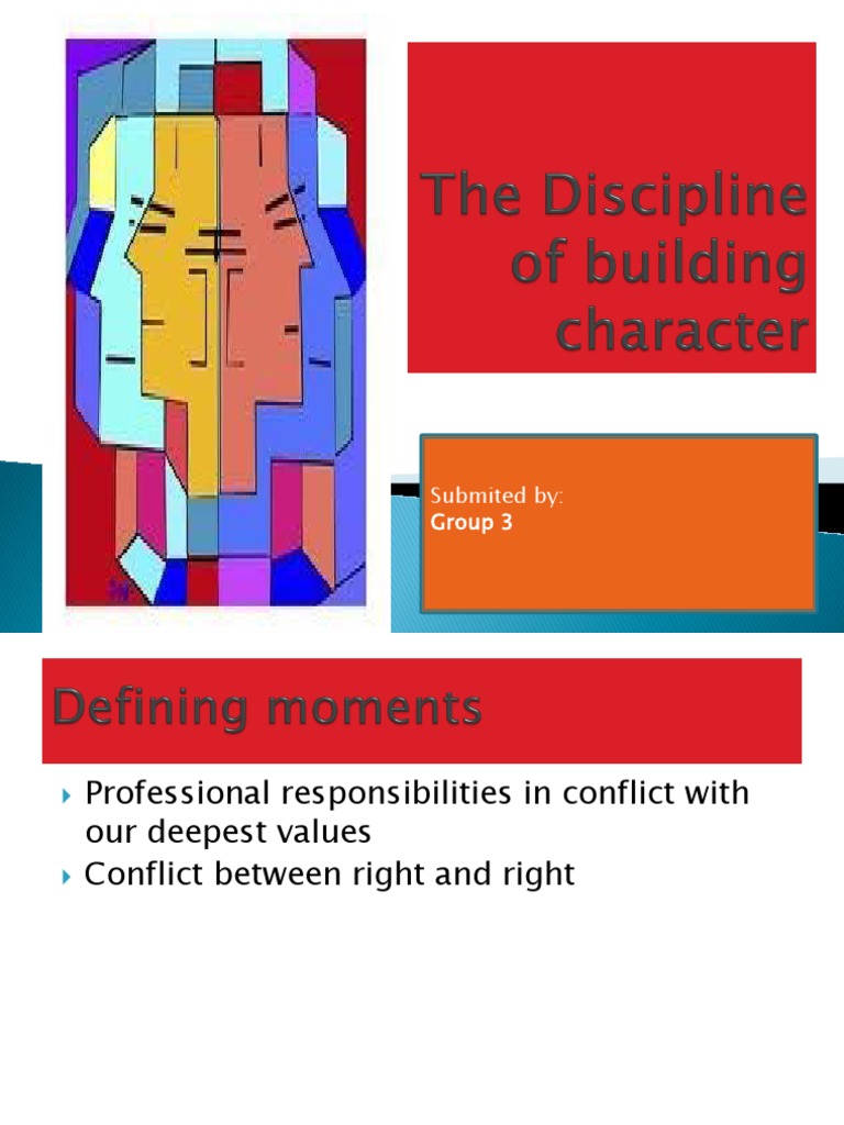 The Discipline of Building Character | PDF | Value (Ethics) | Abortion