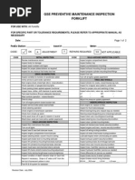 Lathe PM Checklist | PDF | Machines | Manufactured Goods