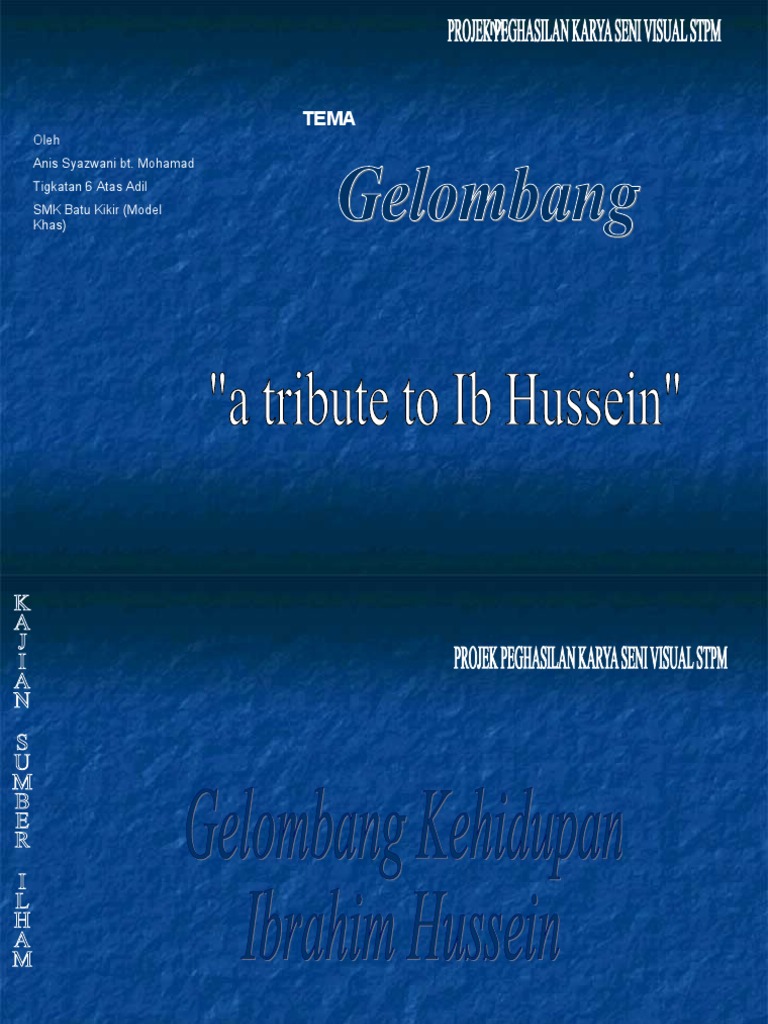 Presentation Folio Kerja Kursus Seni Visual STPM 2009 | PDF