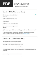 Grade 5 Mtap Reviewer With Answer Key | PDF
