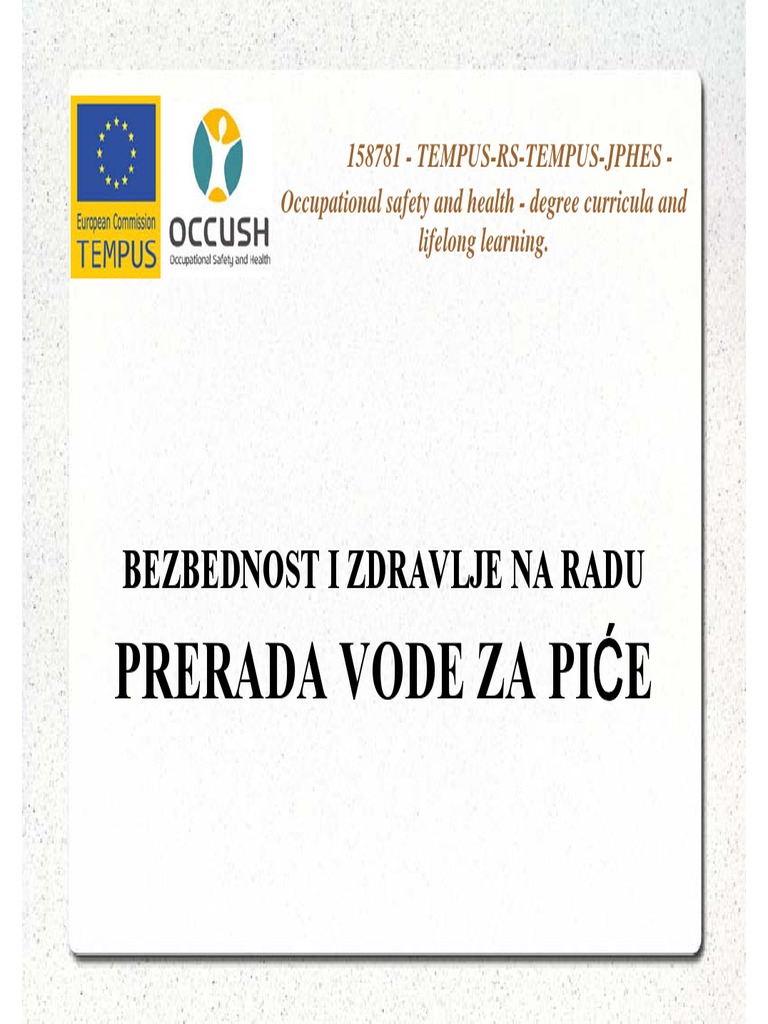Primena Gasnog Hlora U Preradi Vode - Tehnicki Zahtevi | PDF