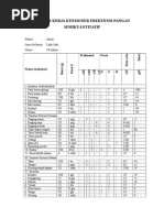 Formulir SQ-FFQ | PDF