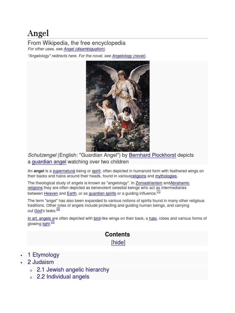 Angel | PDF | Angel | Religious Belief And Doctrine