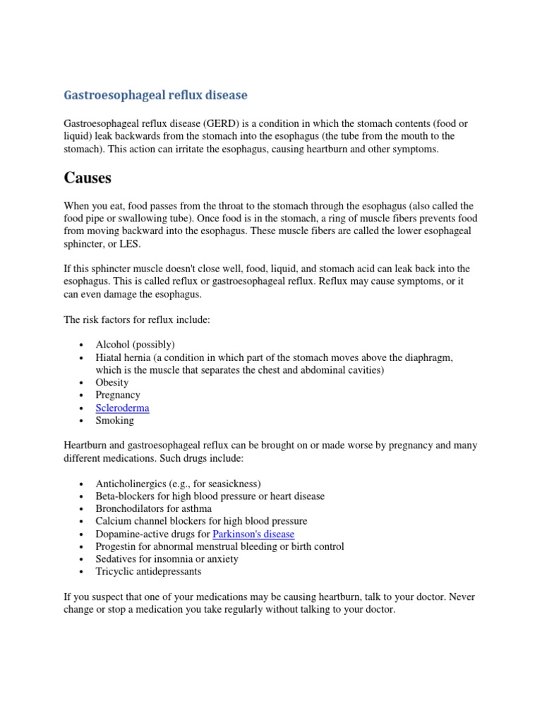 RCPD and Acid Reflux Connection | PDF | Gastroesophageal Reflux Disease ...