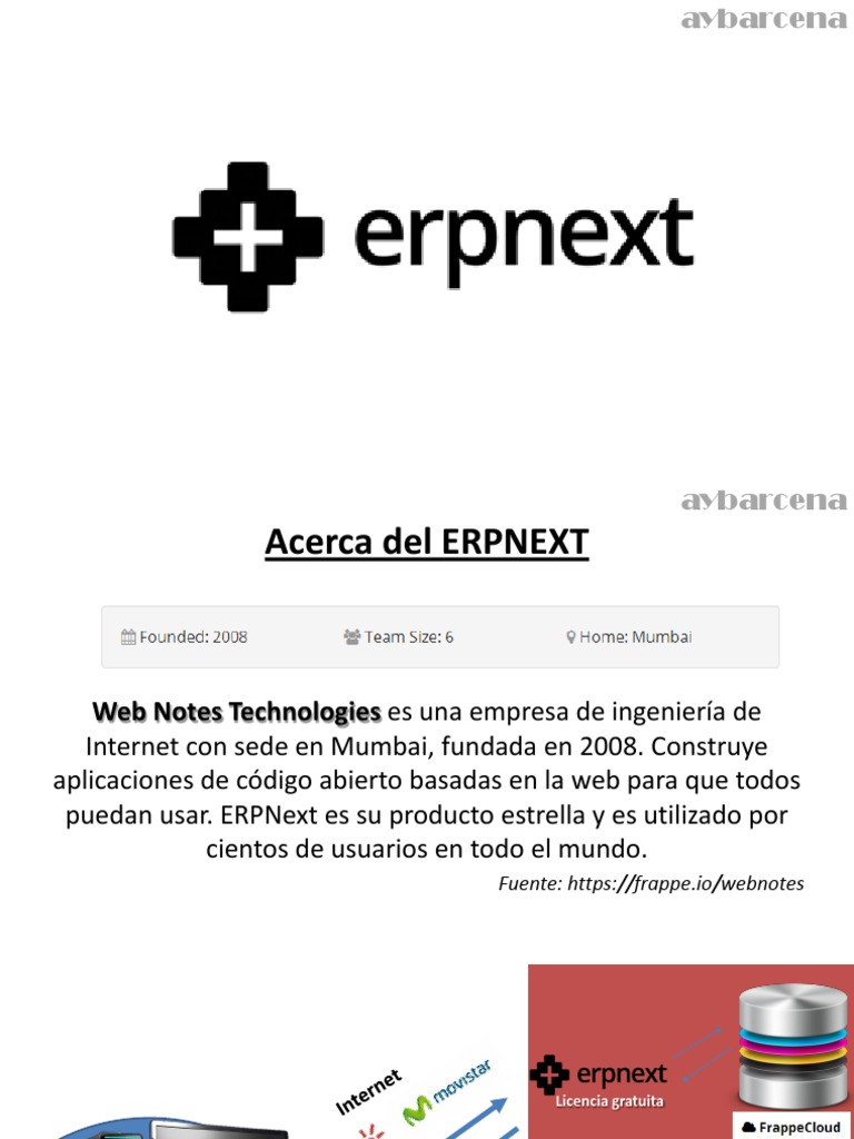 PRESENTACIÓN ERPNext | PDF