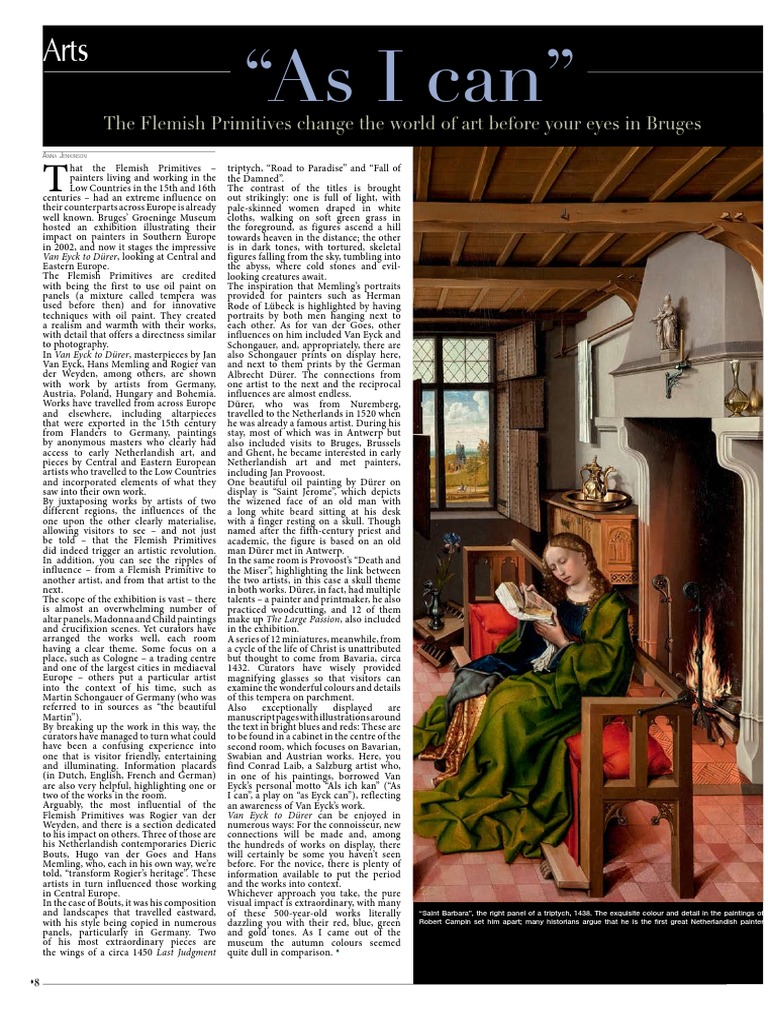 Flemish Primitives Exhibition in Bruges | PDF | Art Media | Renaissance Art