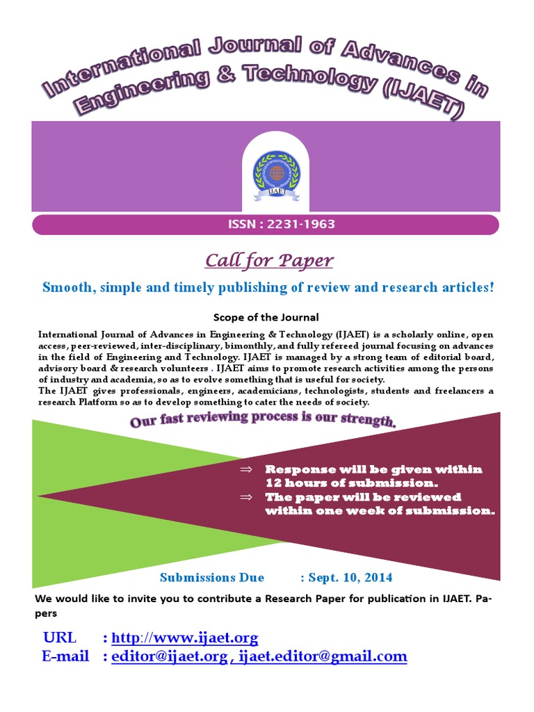 Call For Papers | PDF | Art