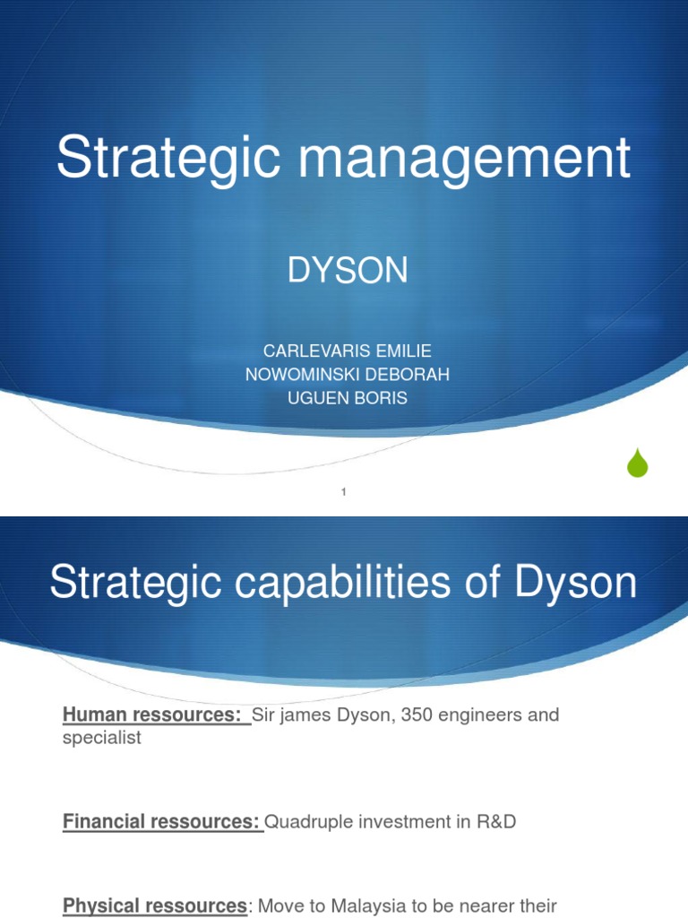 Dyson's Strategic Management Insights | PDF