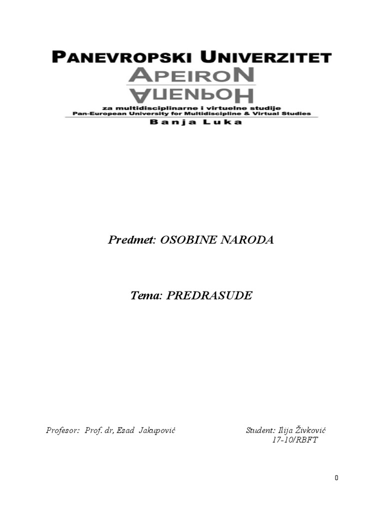 PREDRASUDE | PDF