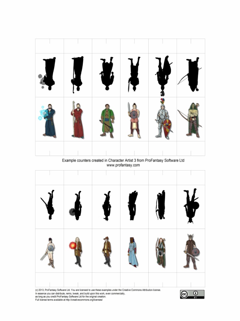 D&D Cut Out Miniatures | PDF