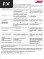 Burgundy Account Fees Guide | PDF | Cheque | Debit Card