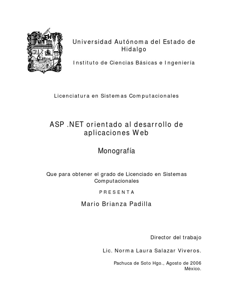 ASP .NET Orientado Web | PDF | Microsoft Visual Studio | Páginas del servidor activo