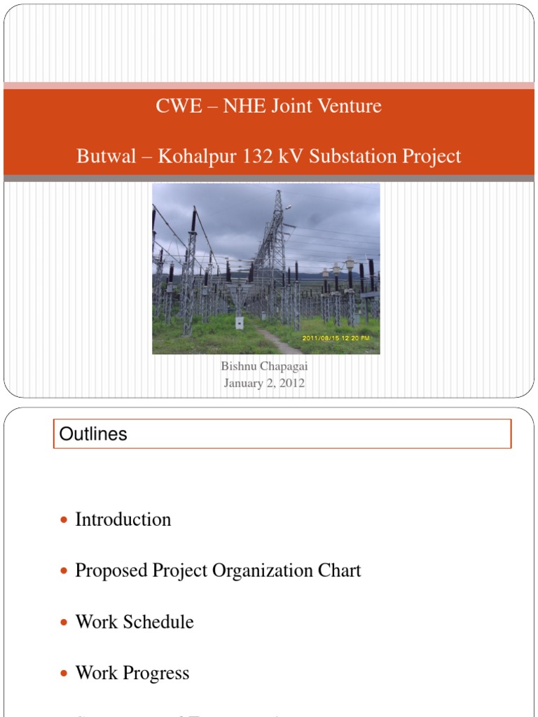 Substation Construction Project. Project Schedule | PDF | Power ...