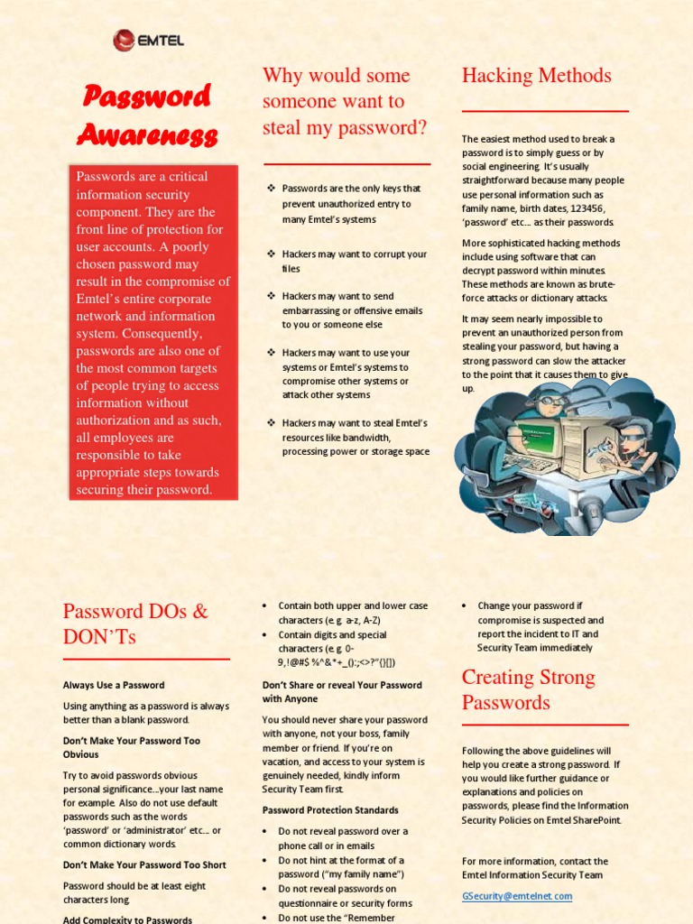 Password Awareness | PDF | Security Hacker | Password