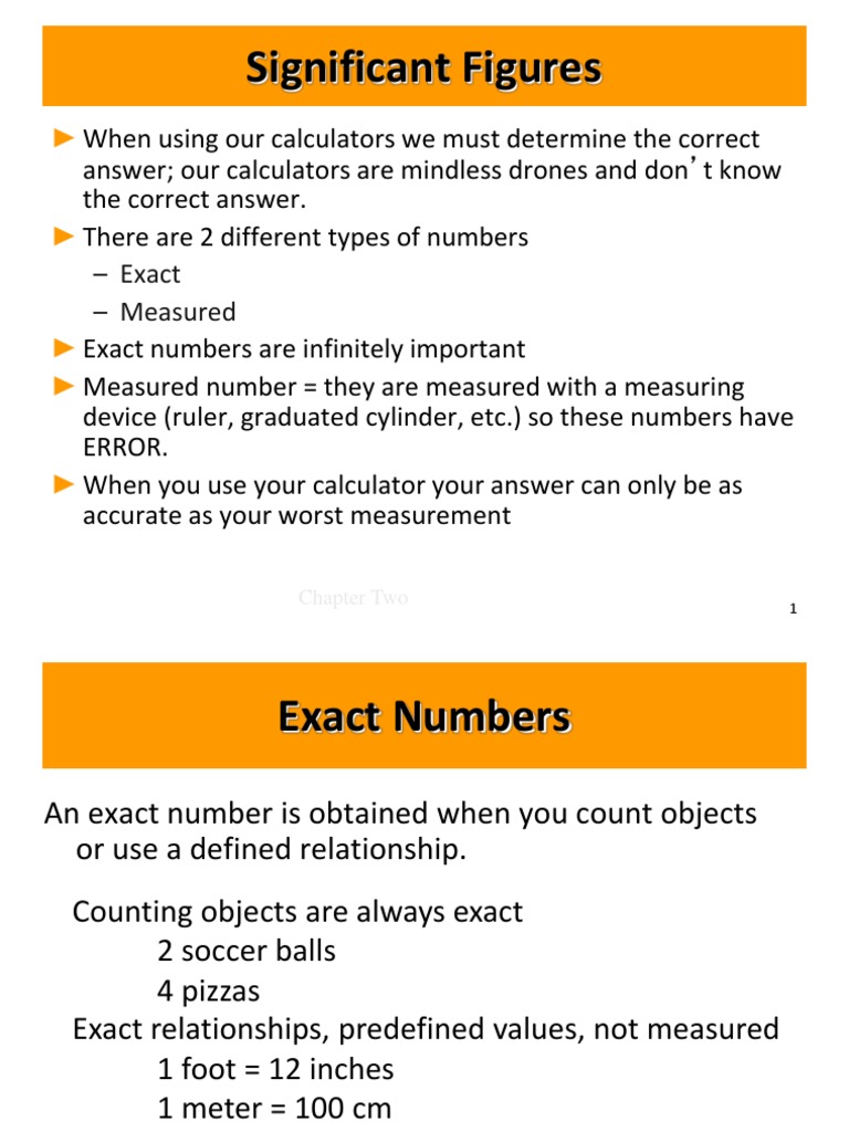 Sig Fig PowerPoint | Download Free PDF | Significant Figures | Measurement