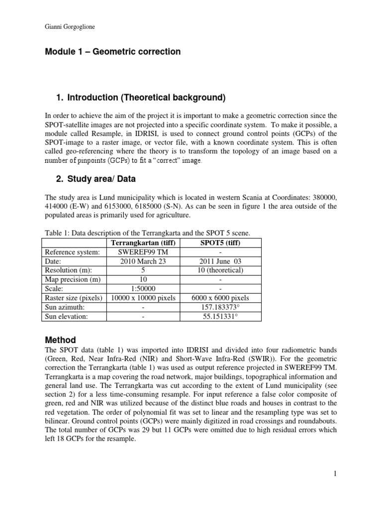 Geometric Correction | Download Free PDF | Scientific Modeling ...