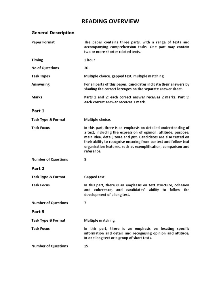 Reading Overview General Description Download Free Pdf Multiple