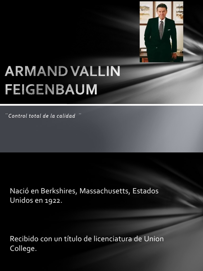 Armand Vallin Feigenbaum Biografia | PDF | Calidad (comercial) | Economias
