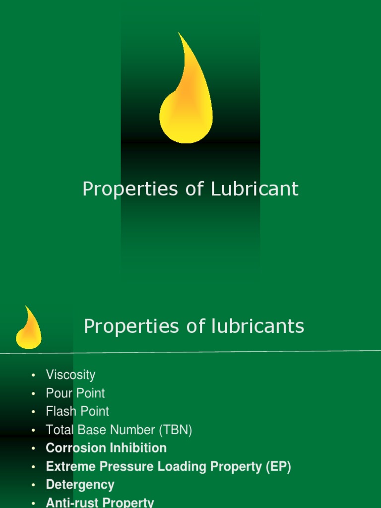 Key Properties of Lubricants Explained | PDF | Lubricant | Viscosity