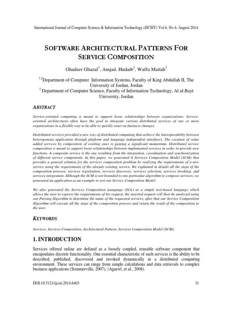 Software Architectural Patterns For | PDF | Library (Computing) | Parsing