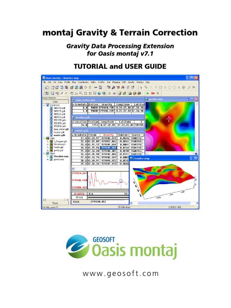 Montaj Gravity And Terrain Correction Tutorial And User Guide Pdf License Comma Separated