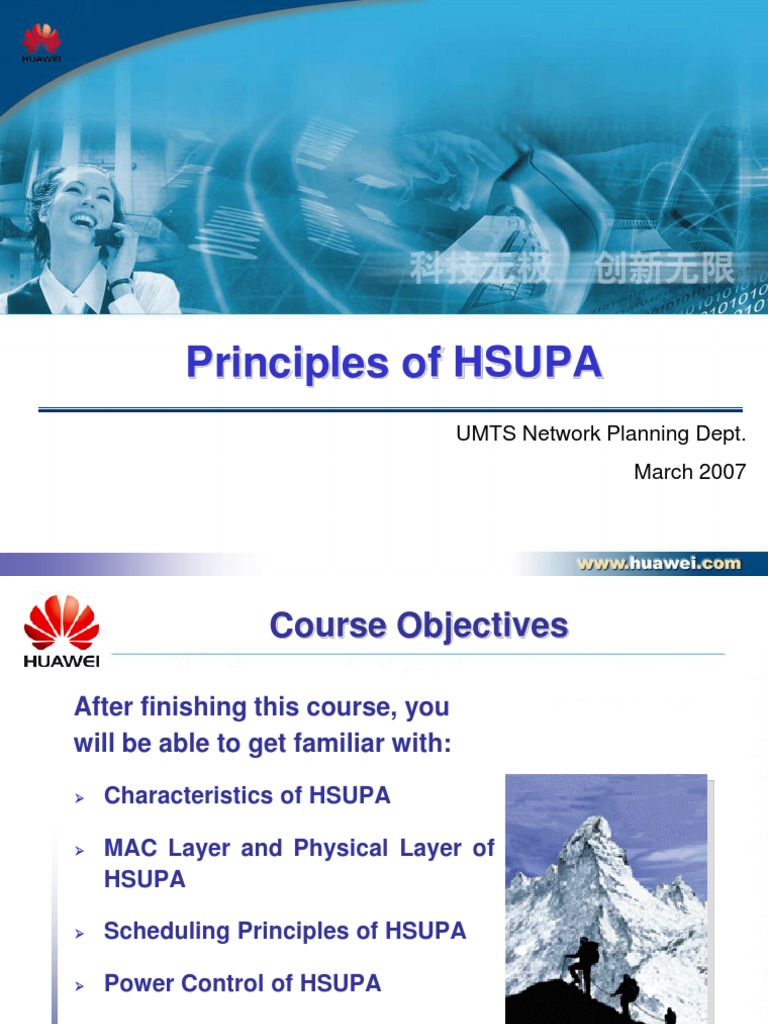 Hsupa (1) Principles of Hsupa 20070328 A 1.0 | PDF | High Speed Packet ...