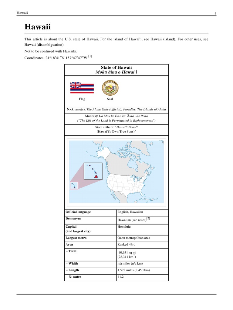 Hawaii | Race And Ethnicity In The United States Census | Languages